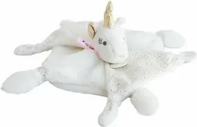 Doudou Dárková sada - Plyšový muchláček jednorožec 22 cm / od 0 let