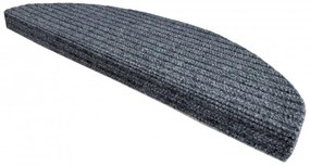 Vopi Nášlapy na schody Rio šedé půlkruh, samolepící - 28x65 půlkruh (rozměr včetně ohybu)