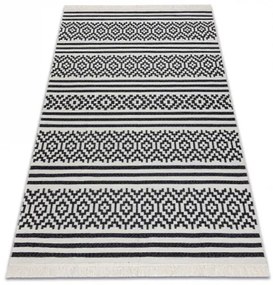 koberec TWIN 22996 geometrická, pruhy bavlna, oboustranný, E velikost 140x190 cm | krásné koberce cz