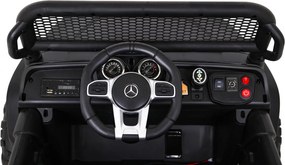 Ramiz Mercedes Benz Unimog elektrické autíčko pro děti černé + terénní pohon 4x4