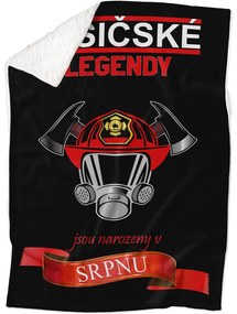 Deka Hasičské legendy - měsíc (Měsíc: 08 - Srpen, Podšití beránkem: ANO)