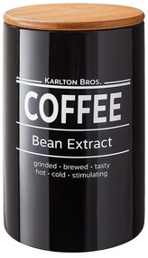 KARLTON BROS Dóza na kávu 1,1 l - černá