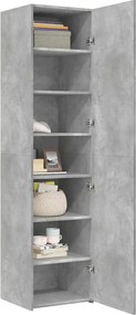 Skříň highboard betonově šedá 45x42,5x185 cm kompozitní dřevo 3281409