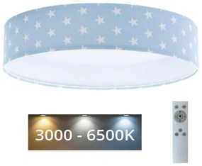 BPS Koncept | LED Stmívatelné svítidlo GALAXY KIDS LED/24W/230V hvězdičky modrá/bílá + DO | BS0564