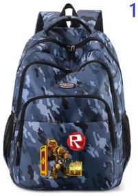 Školní batoh ROBLOX - modrý maskáč (camouflage) Motiv: 1