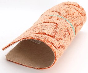 ITC, Metrážový koberec Bella Marbella 53, na míru, šíře 3m,4m,5m, oranžová, filc, ložnice