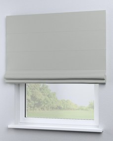 Římská roleta Capri barva šedá látka pletený vzor, zatemňovací