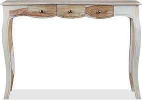 vidaXL Odkládací stolek se 3 zásuvkami, masivní sheesham, 110x40x76 cm [244347]