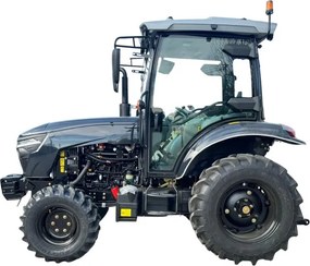 Tauros LX504e 4x4 - malotraktor + kabina + radiální pneu + čelní nakladač (4v1; přidržovač)