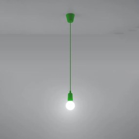 Sollux Lighting Závěsné svítidlo DIEGO 1 zelené