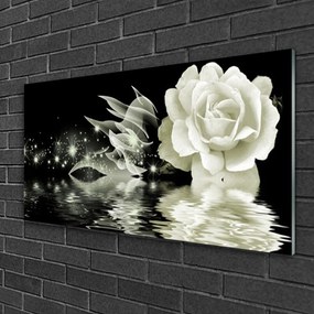 Obraz na skle Růže Květ 120x60 cm