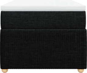 Box spring postel s matrací černá 100 x 200 cm textil 3285548