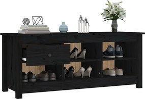 vidaXL Botník 110 x 38 x 45,5 cm masivní borovice [814594] Barva: Přírodní