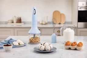 Světle modrý tyčový mixér 50's Retro Style – SMEG