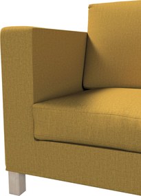Potah na pohovku IKEA  Karlanda 3-místná nerozkládací, krátký barva žlutá látka pletený vzor