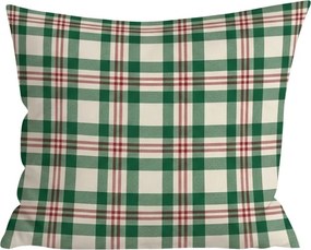 Bavlněný povlak na polštář WINTER PLAID 45x45 cm, barevný