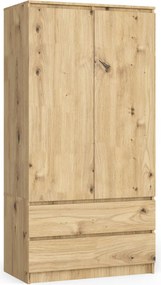Šatní skříň S90 2D2SZ dub artisan