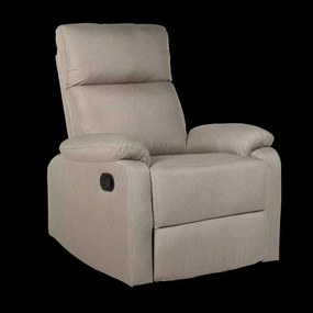 LuxuryForm DESIGN Televizní křeslo CARLOS s polohováním - béžové