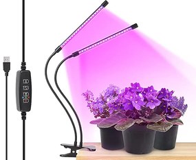 Verk 12279 LED Lampička pro pěstování rostlin 20 LED 2 panely 20 W