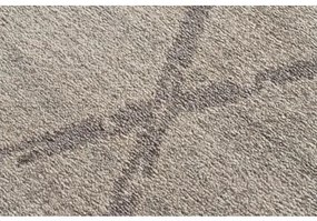 koberec SOFT 8033 ETHNO DIAMANTY krémový / světle hnědá velikost 160x220 cm | krásné koberce cz