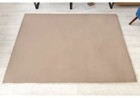 koberec BUNNY taupe, béžová, imitace králíčí kožešiny velikost 120x170 cm | krásné koberce cz