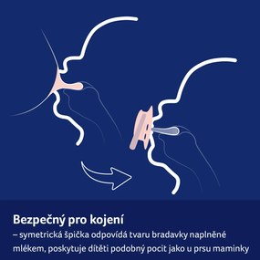 Lovi Dudlík svítící silikonový dynamický Night & Day 0 - 6 m, 2 ks Kluk
