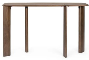 Homemotion Konzolový stolek STERLING hnědý 130X40 cm 0747476