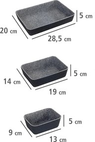 Plstěné organizéry do zásuvek, 7 kusů, WENKO