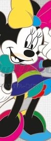 Fototapeta dětská 1-dílná / Fototapety dětské (202 x 73cm) Komar Disney Minnie Colorful 1-422