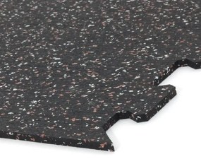 Dlažba FitFlo SF1050 47,8 x 47,8 x 0,8 cm - okraj, červená / bílá
