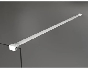 Mexen Kioto sprchová zástěna 90 x 200 cm, Průhledné/Bílý vzor 8 mm, Bílá - 800-090-101-20-97