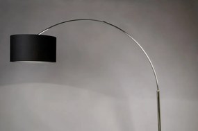Stojací designová oblouková lampa Dallas Black