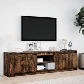 TV skříňka s LED kouřový dub 180 x 34 x 50 cm kompozitní dřevo 3307916