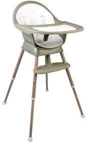 OnaDnes -20% Béžová plastová jídelní židlička Quax Ultimo 62 - 92 cm