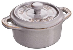 Staub Cocotte Mini keramická zapékací forma 10 cm/0,2 l, antická šedá, 40511-998