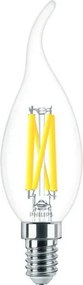 LED žárovka E14 Philips BA35 CL 3,4W (40W) teplá bílá (2200-2700K) svíčka stmívatelná DimTone