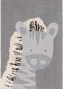Dětský koberec ZEBRA ve tvaru obdélníku Zvolte rozměr: 120x170 cm