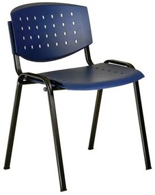 Plastová jídelní židle Layer, modrá