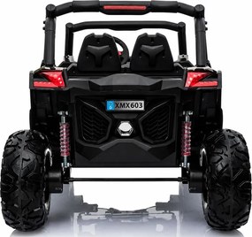 LEAN CARS Akumulátorové auto Jeep XMX603 4x4 s MP4 panelem, černé