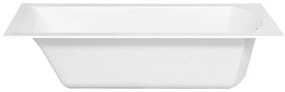 BESCO Obdélníková vana SHEA SLIM Nožičky k vaně - S nožičkami, Rozměr vany - 180 × 80 cm - VANSHEA180SLIM+OLVPINOZSTELWD