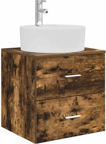 Sada koupelnových skříněk 3 ks Kouřový dub 62,5 x 44,5 x 50 cm 3405871