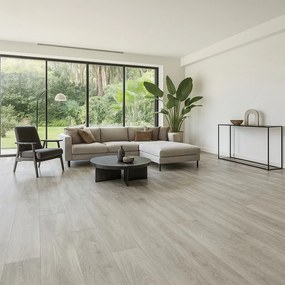 Beaulieu International Group, PVC podlaha - lino Master X Premium 3809, na míru, šíře 2m,4m, šedá, bez podkladu, chodba / předsíň