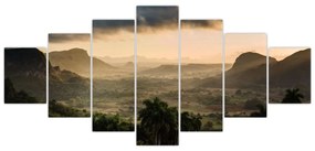 Obraz - Kubánské vrcholky (210x100 cm)