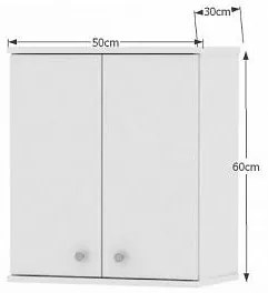 Horní koupelnová skříňka GALENA SI08