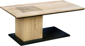 XXXLutz KONFERENČNÍ STOLEK, černá, barvy dubu, dřevo, kompozitní dřevo, 110/60/45 cm Cantus - Konferenční stolky - 001739008201