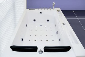 Terra Hydromasážní vířivá vana Fenix 606BH 180x120 s ohřevem vody, levá