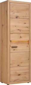 XXXLutz SKŘÍŇ NA ODĚV, barvy dubu, sukový dub, 63,8/199/40 cm Linea Natura - Šatní skříně - 001770003005