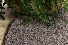 Koberec INDUS 40 hnědý kruh