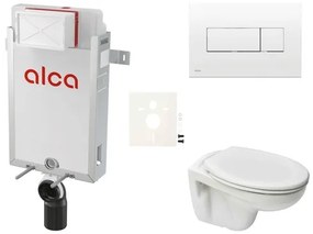 Cenově zvýhodněný závěsný WC set Alca k zazdění + WC Ceramia S-Line Pro SIKOAP4