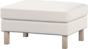 Potah na podnožku IKEA Karlstad barva béžová látka pletený vzor